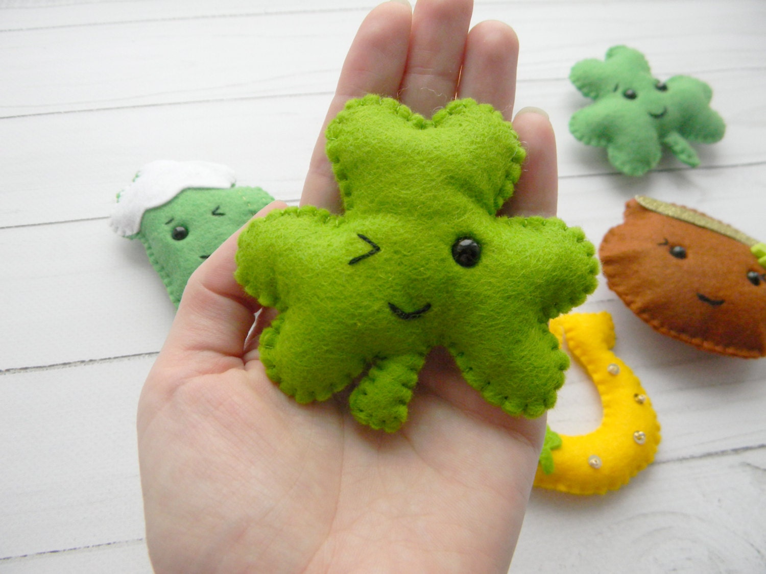 PDF Pattern Set Felt St. Patrick's Day Ornament Pattern - Etsy