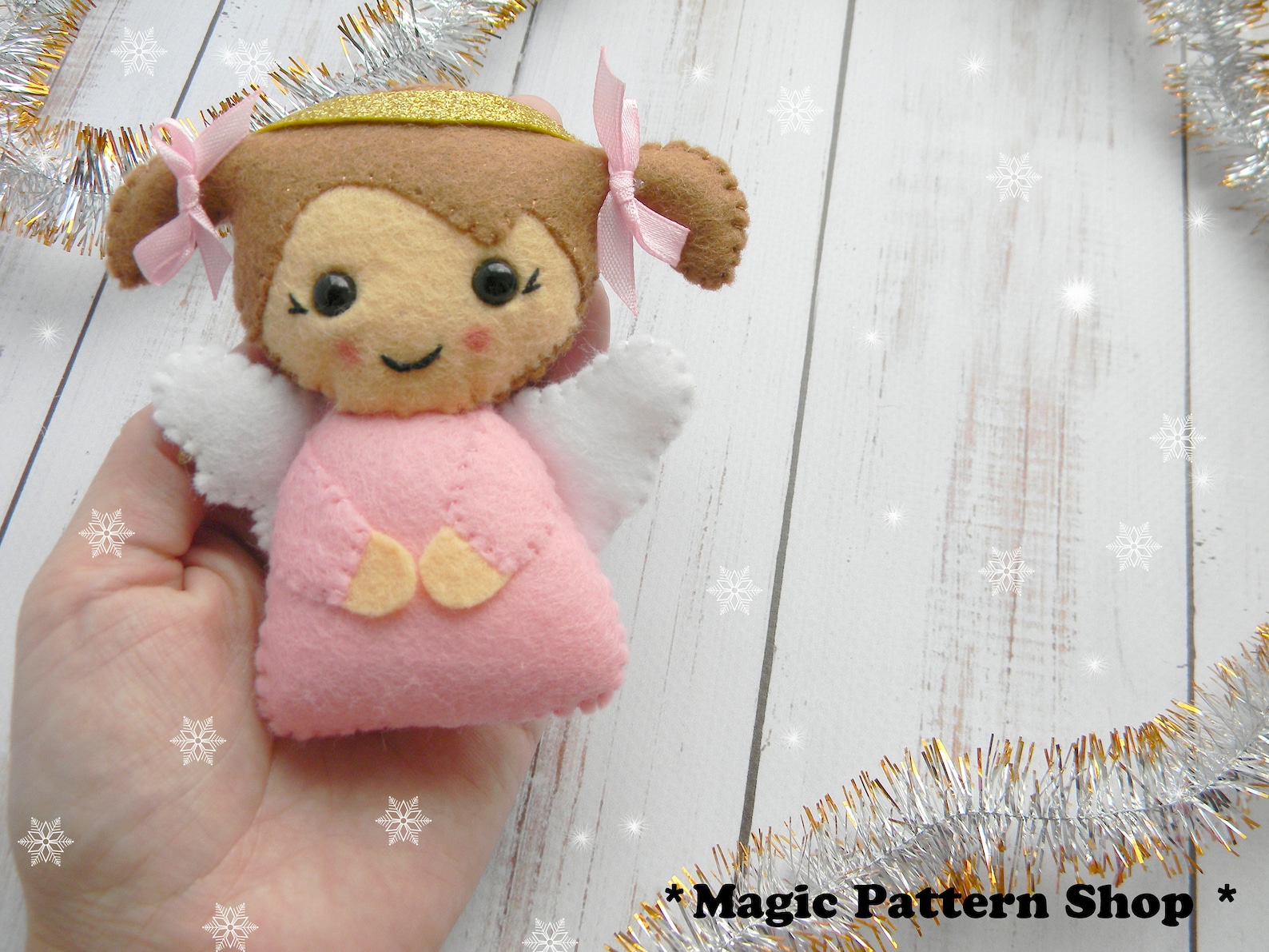 Angel Doll PDF Pattern Christmas Angel Ornament Angel Sewing | Etsy