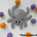 Spider Felt Ornament Pattern Cute Spider Pdf Pattern Halloween Spider ...