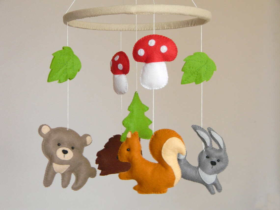 Felt Bunny PDF Pattern Easy Hand Sewing Bunny Pattern Woodland - Etsy