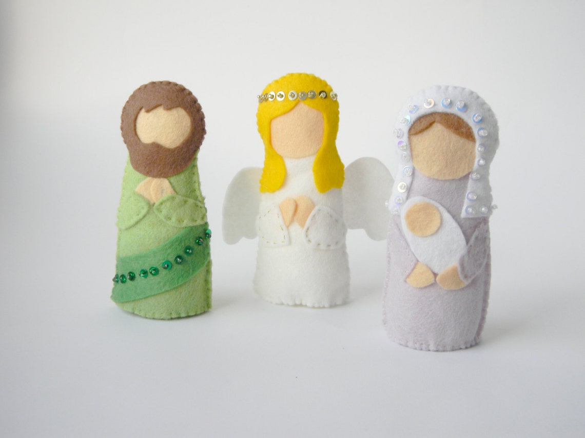 PDF Pattern Felt Angel Hand Stitched Angel Doll Christmas - Etsy