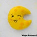Moon Felt Pattern PDF Felt Moon Ornament Pattern Kawaii Sewing Pattern ...