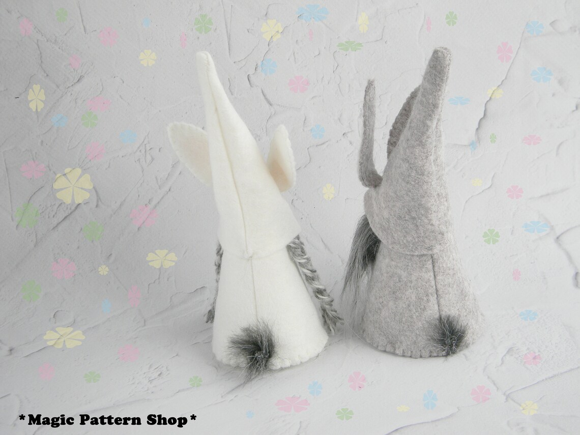Easter Bunny Gnome Pattern PDF Spring Gnome Pattern DIY Bunny - Etsy