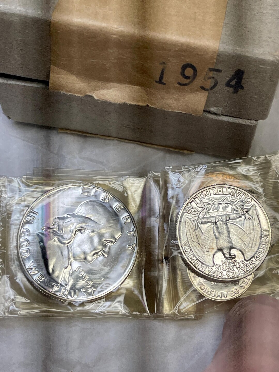 1954 Proof 5-coin Set Uncirculated-cameo Original Box Hard to Find - Etsy