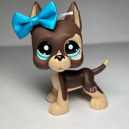 LPS Littlest Pet Shop Brown /white Collie Hasbro - Etsy