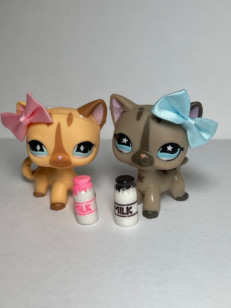 LPS Littlest Pet Shop 468 and 886 Shorthair Cats - Etsy