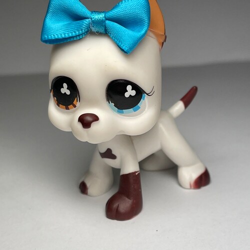 LPS Littlest Pet Shop Brown /white Collie Hasbro - Etsy