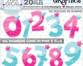Number clipart | Etsy