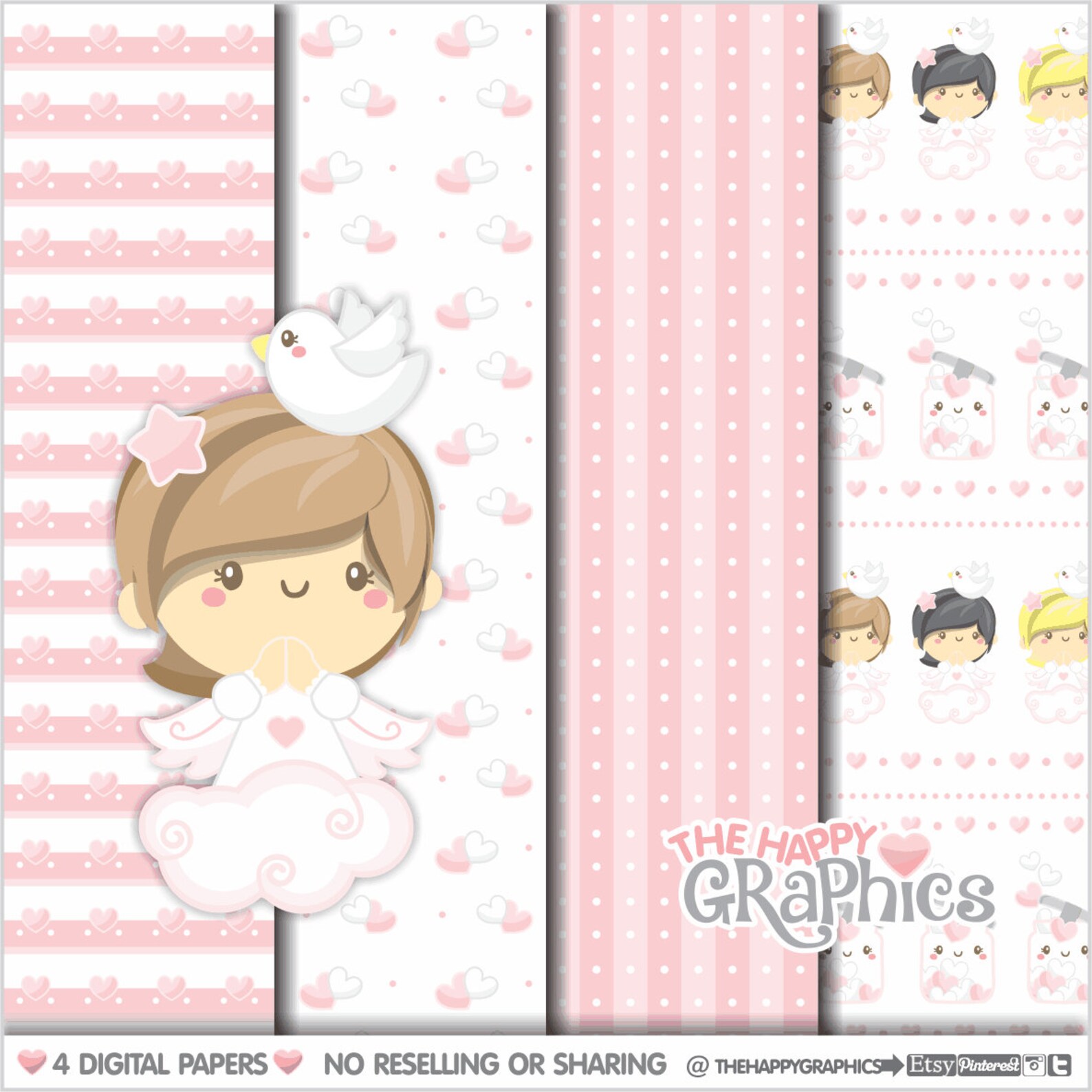 Baptism Digital Paper Baptism Pattern COMMERCIAL USE | Etsy