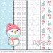 Christmas Digital Papers, Christmas Patterns, COMMERCIAL USE, Snowman ...