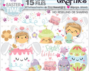 Easter Clipart Easter Graphics COMMERCIAL USE Spring - Etsy