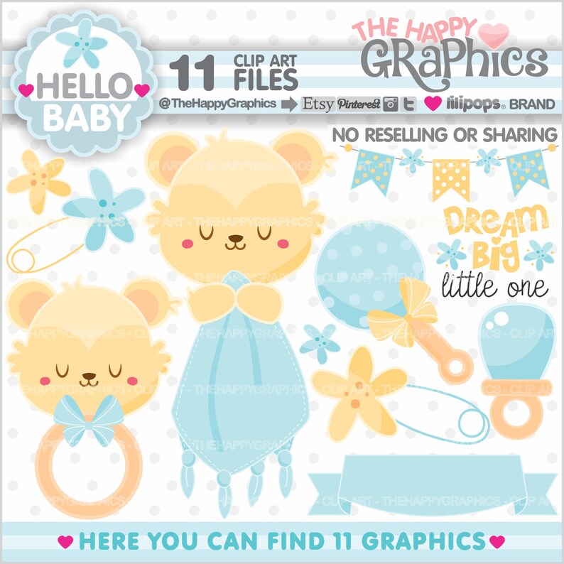 Baby Clipart Baby Graphics COMMERCIAL USE Stuffed Animal | Etsy