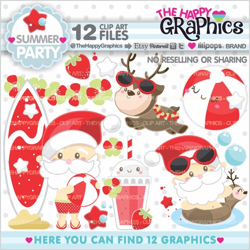 Santa Claus Clipart Christmas Clipart COMMERCIAL USE Noel - Etsy