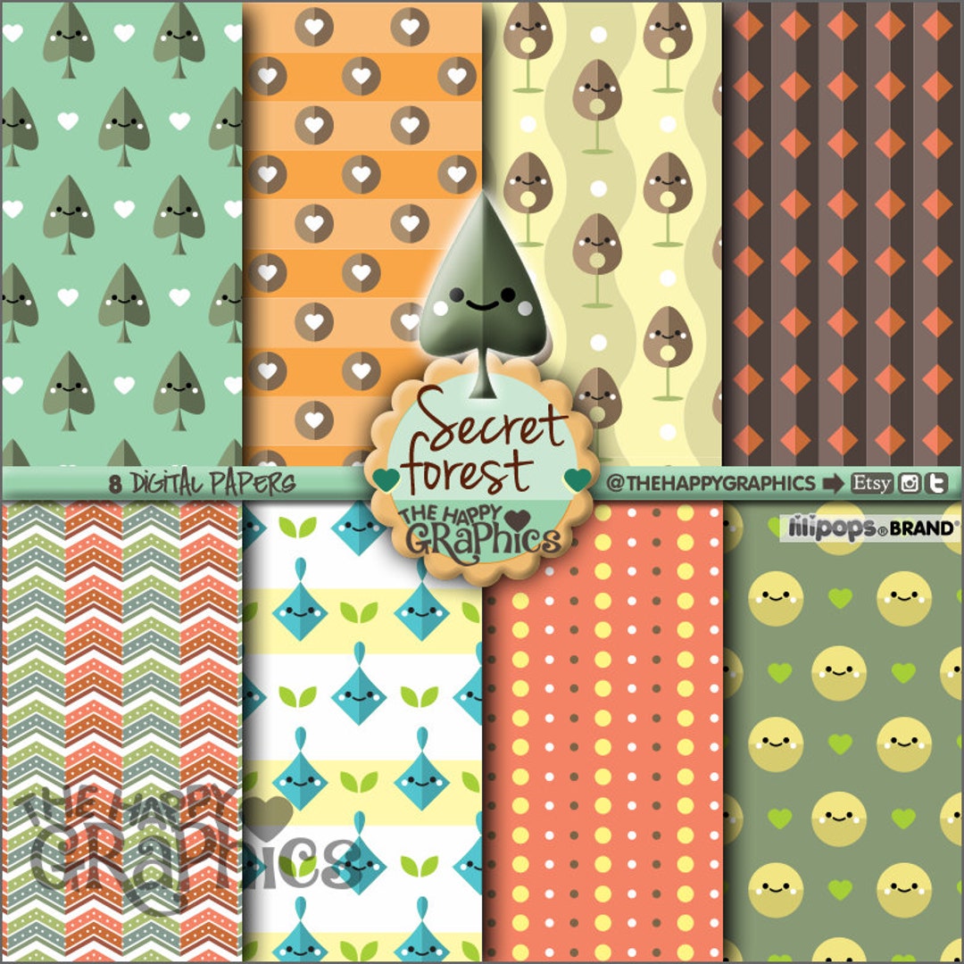 Autumn, Digital Paper, COMMERCIAL USE, Autumn Pattern, Printable Paper ...