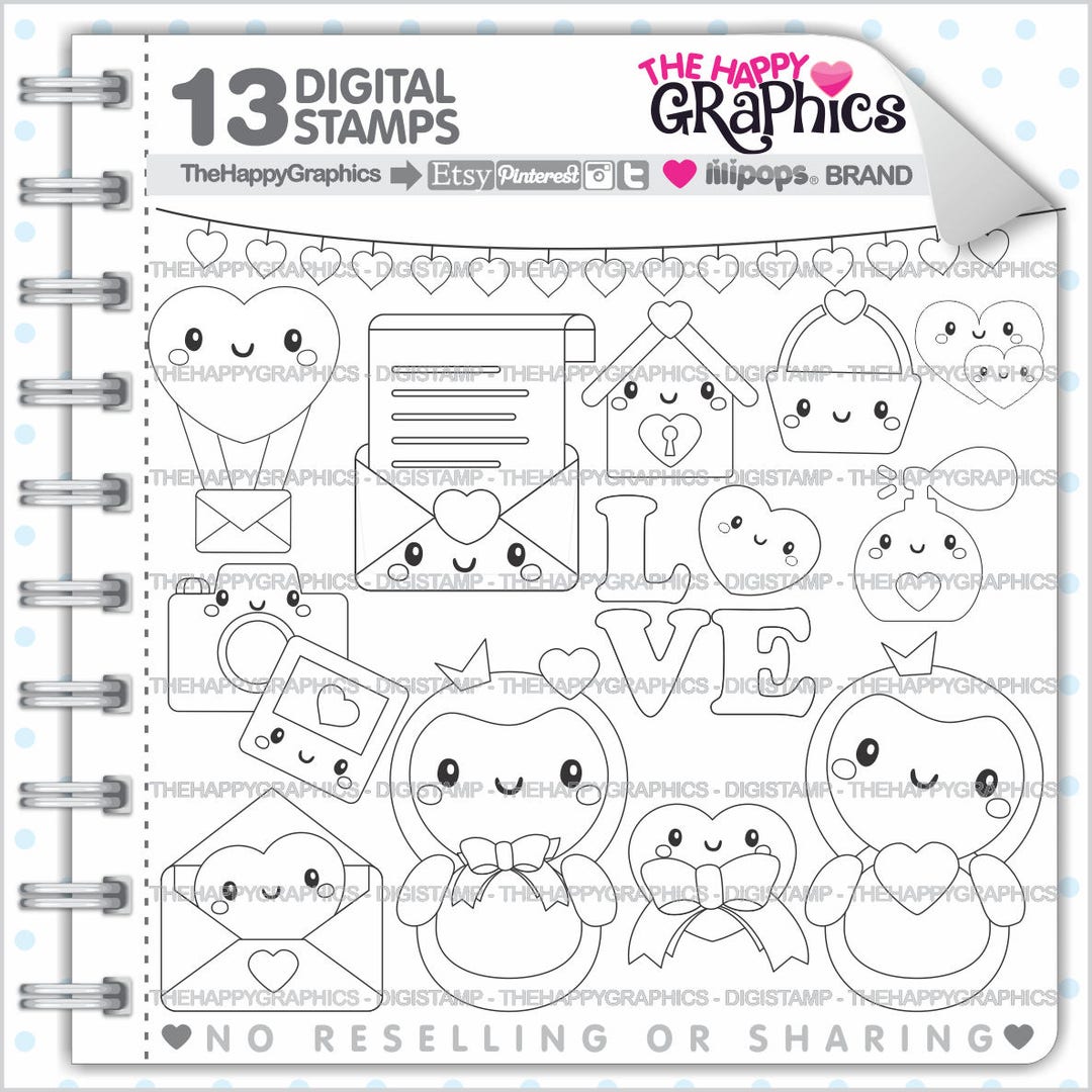 Love Stamps, Commercial Use, Digi Stamp, Digital Image, Love Digistamp ...