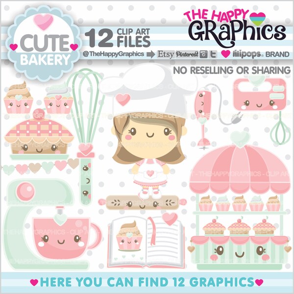 Baking Clipart - Etsy