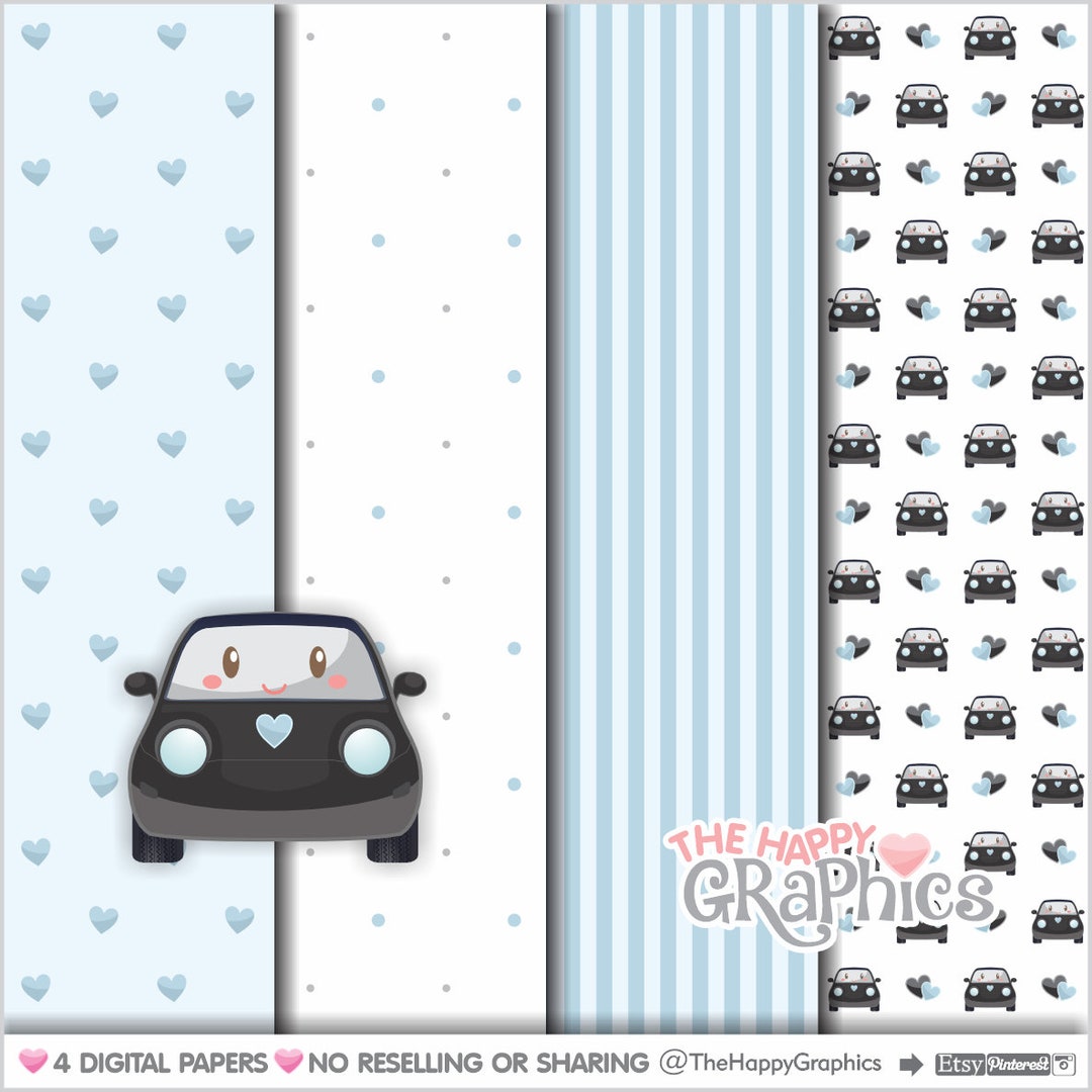 Car, Digital Paper, Digital Pattern, Black Car, Vehicle, Automobile ...