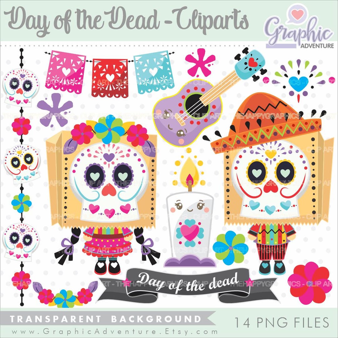 Día de los Muertos, Clipart, Día de los Muertos, Gráficos, Clipart de ...