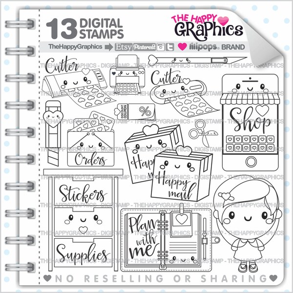 Coloring Planner Stickers - Etsy