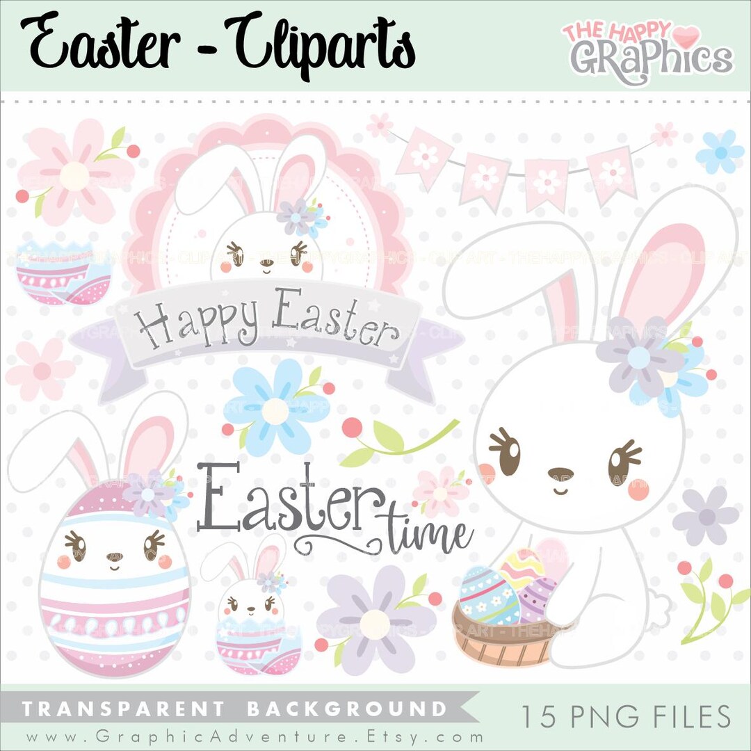 Spring Clipart, Spring Graphics, Easter Party, Easter Clip Art, Easter ...