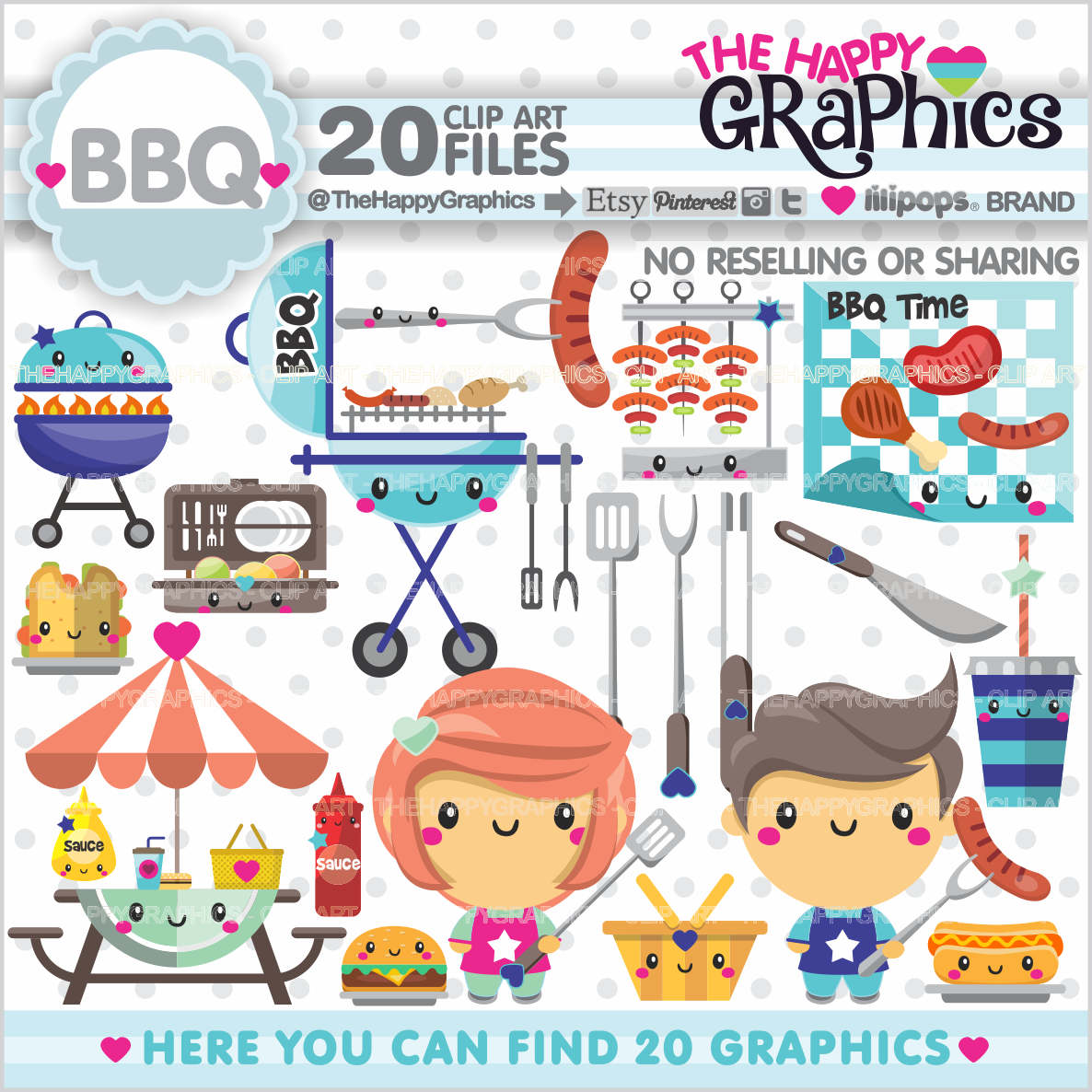 Bbq Picnic Summertime Clipart
