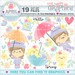 April Showers, Clipart, April Clipart, April Graphics, Rainy Day, Rain ...