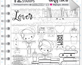 Back to School Stamp COMMERCIAL USE Digi Stamp Digital | Etsy