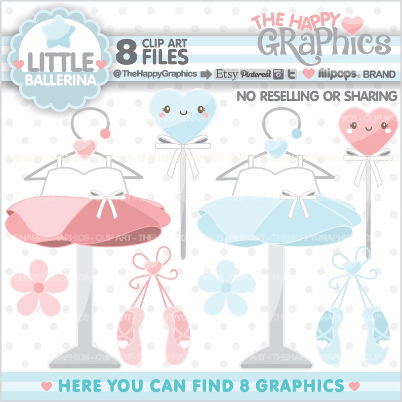 Ballerina Clipart Ballerina Graphics COMMERCIAL USE Ballet - Etsy