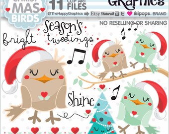 Christmas Clipart Christmas Graphic COMMERCIAL USE Summer | Etsy