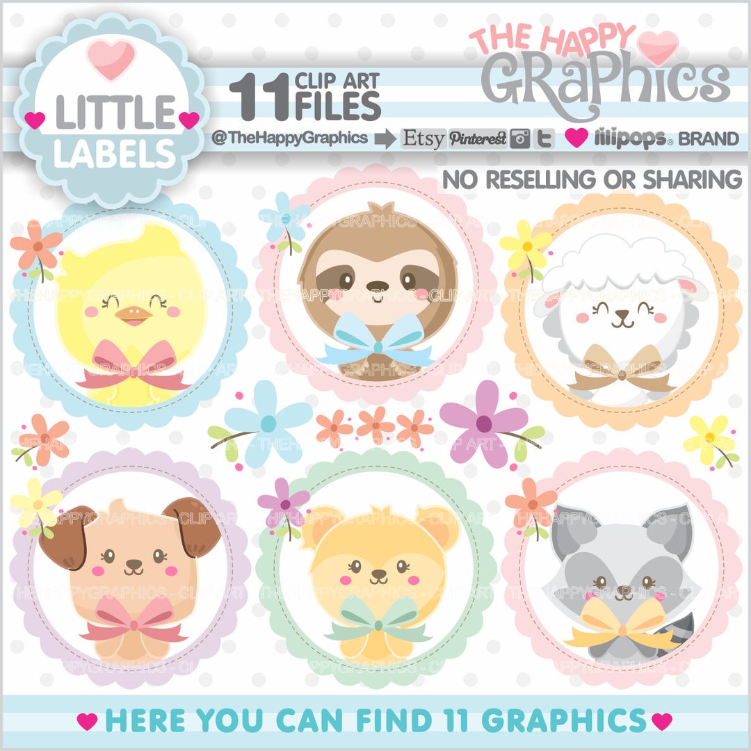 Label Clipart, Label Graphics, COMMERCIAL USE, Frame Clipart, Frame ...