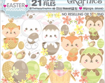 Spring Clipart Spring Graphics COMMERCIAL USE Easter - Etsy