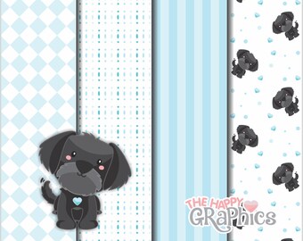 Dog Digital Paper COMMERCIAL USE Dog Pattern Printable - Etsy