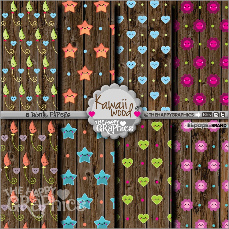 Wood Digital Paper COMMERCIAL USE Wood Pattern Printable | Etsy