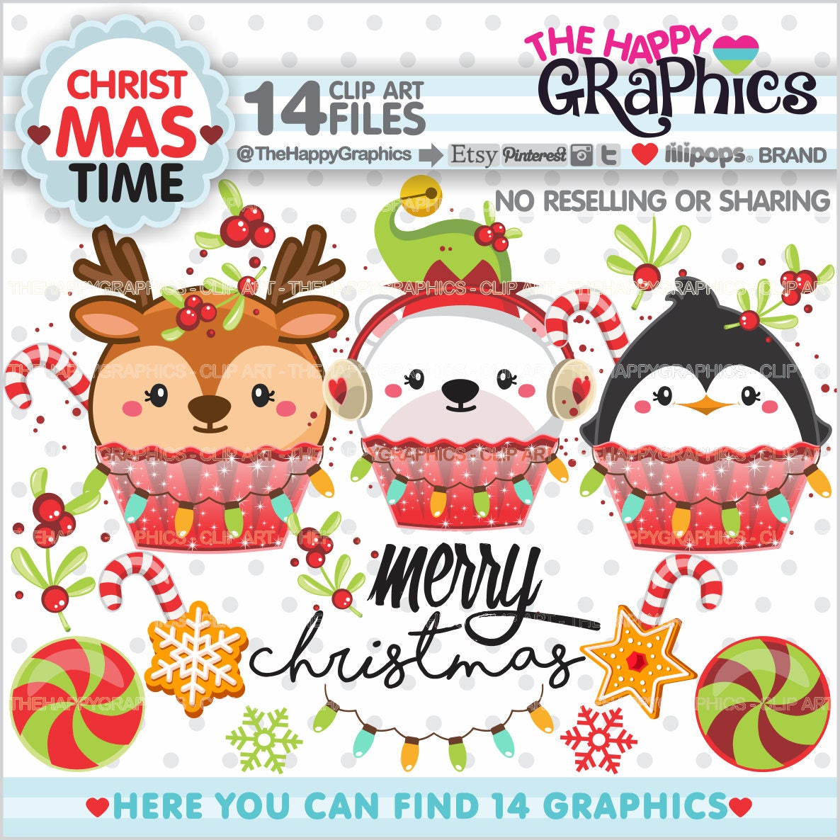 Winter Party Clip Art