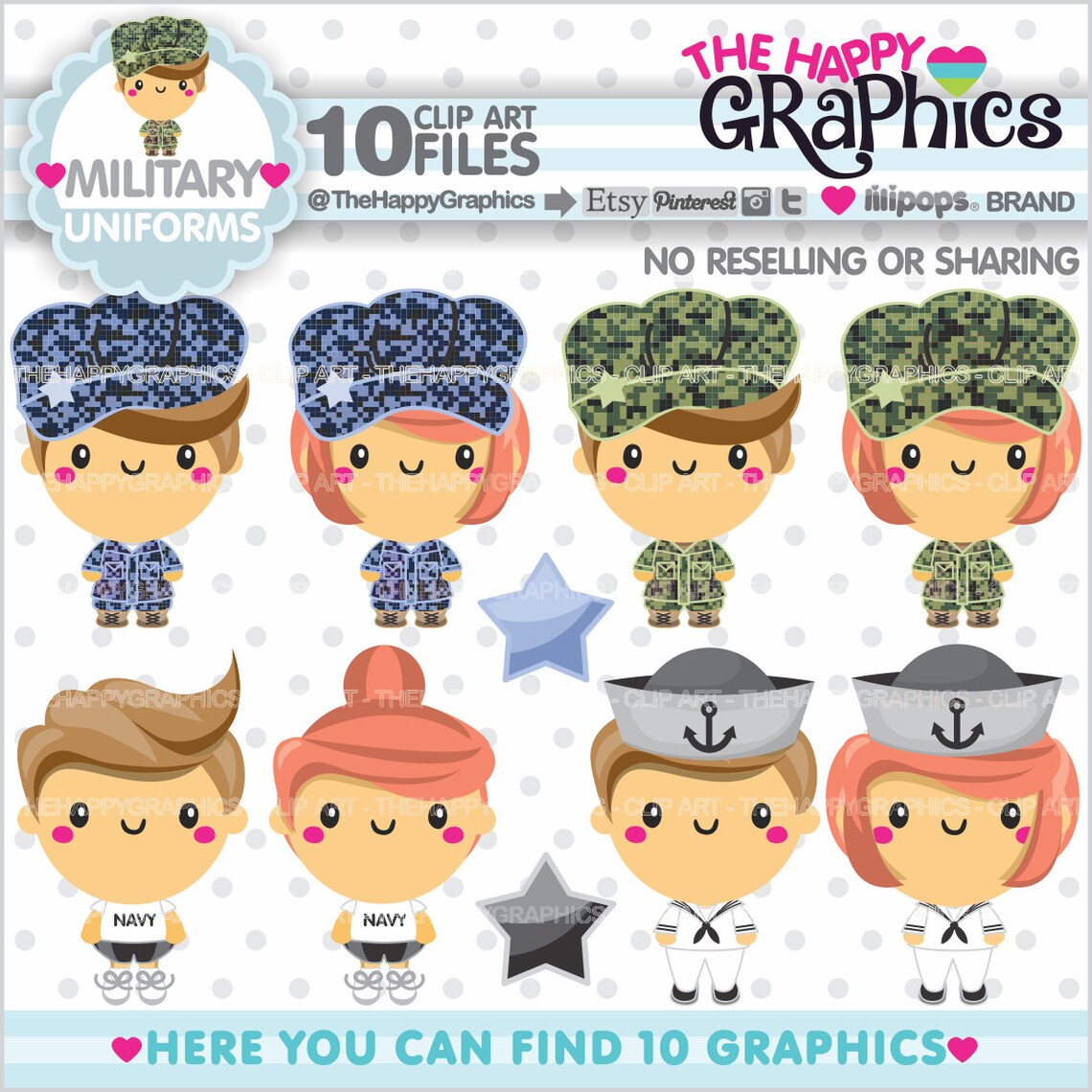 Military Clipart Military Graphic COMMERCIAL USE Military | Etsy