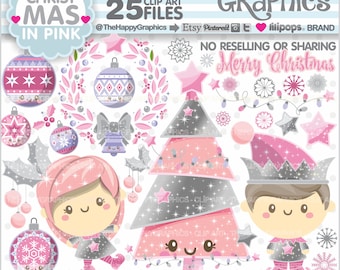 Winter Clipart Winter Graphics COMMERCIAL USE Christmas | Etsy