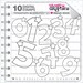 Number Stamp, COMMERCIAL USE, Digi Stamp, Number Digistamp, Kawaii ...