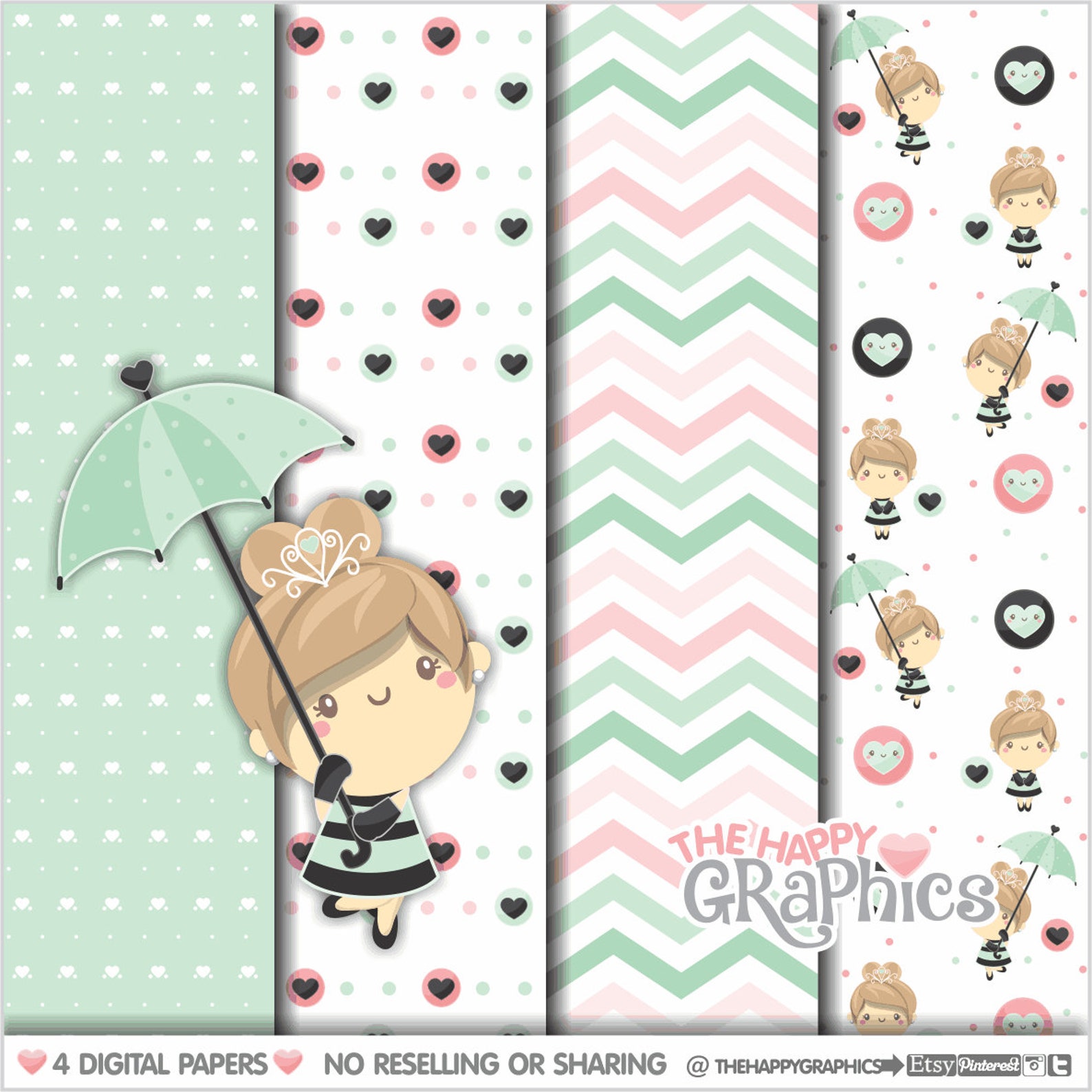 Chic Pattern Diva Pattern COMMERCIAL USE Cute Digital | Etsy