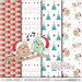 Christmas Digital Paper, COMMERCIAL USE, Christmas Pattern, Printable ...