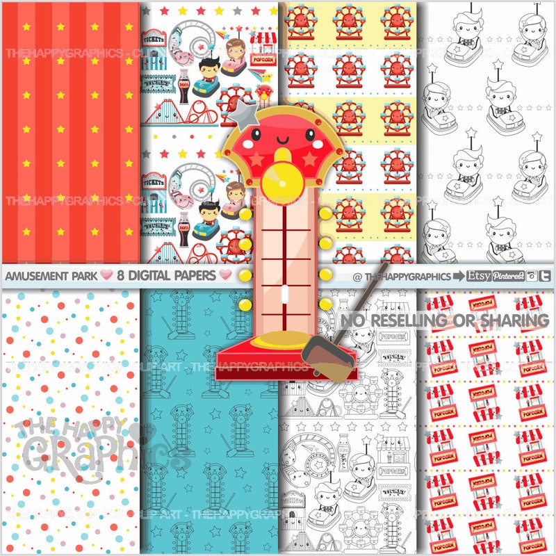 Amusement Park Svg - Etsy