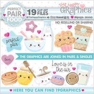 Valentine Clipart, Valentine Graphic, COMMERCIAL USE, Perfect Pair ...