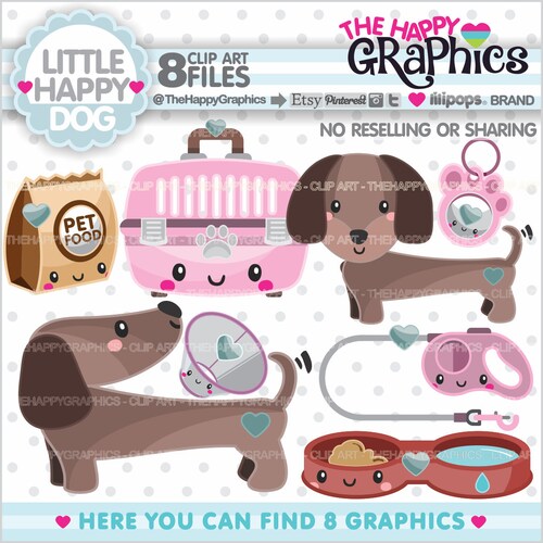 Dog Clipart Dog Graphic COMMERCIAL USE Dog Party Planner - Etsy