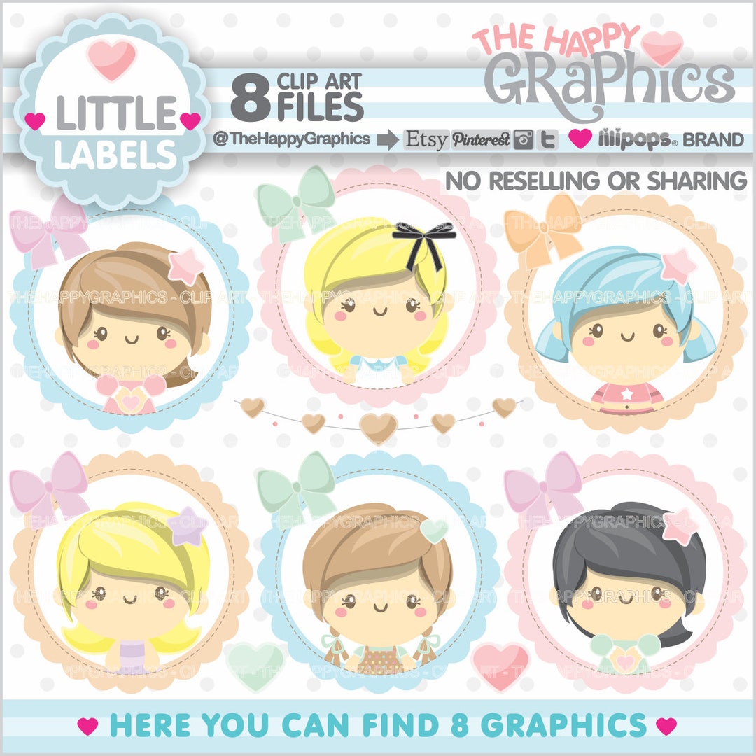 Label Clipart, Label Graphics, COMMERCIAL USE, Frame Clipart, Frame ...