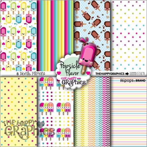Cute Digital Paper COMMERCIAL USE Cute Pattern Printable - Etsy
