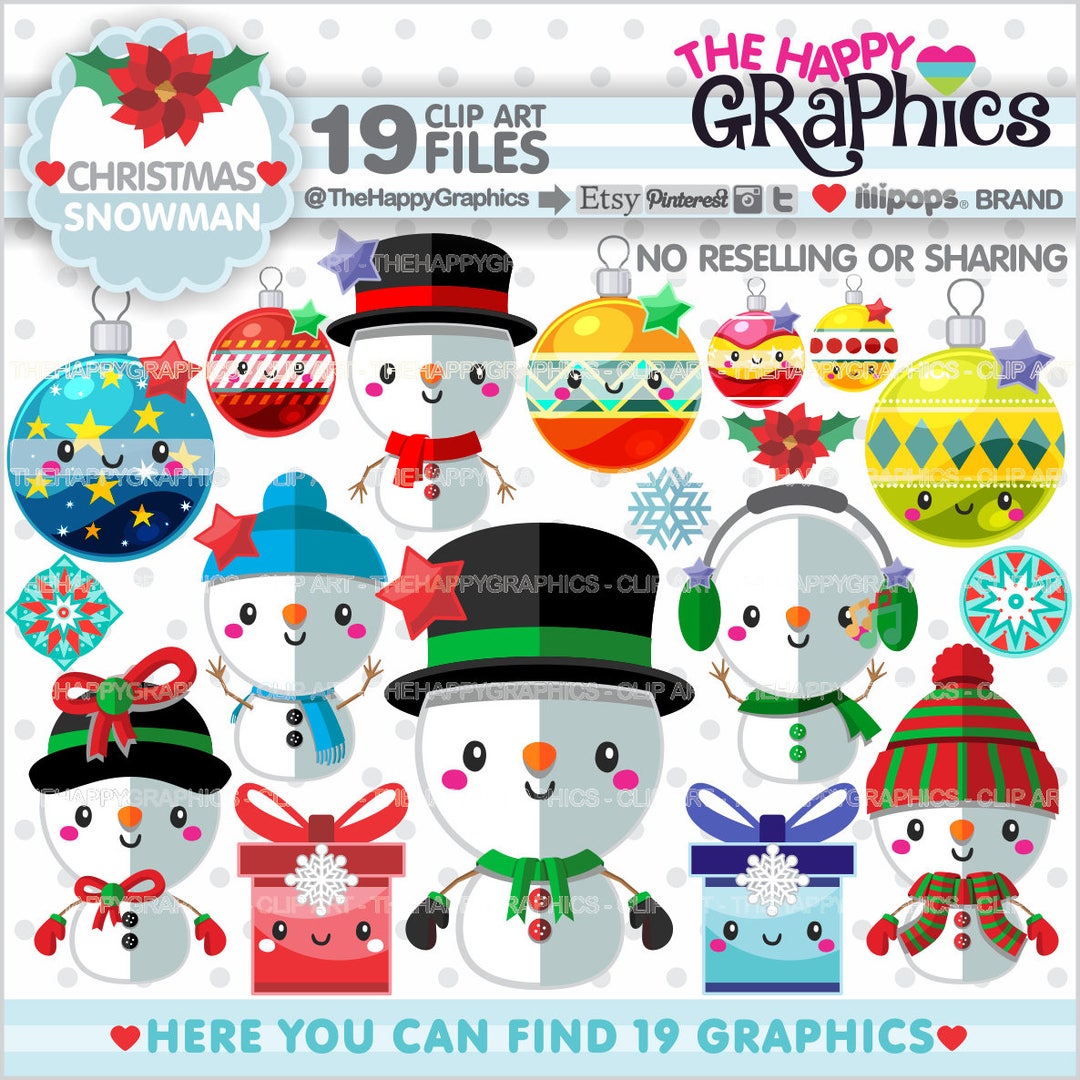 Christmas Clipart, Christmas Graphics, COMMERCIAL USE, Christmas Party ...