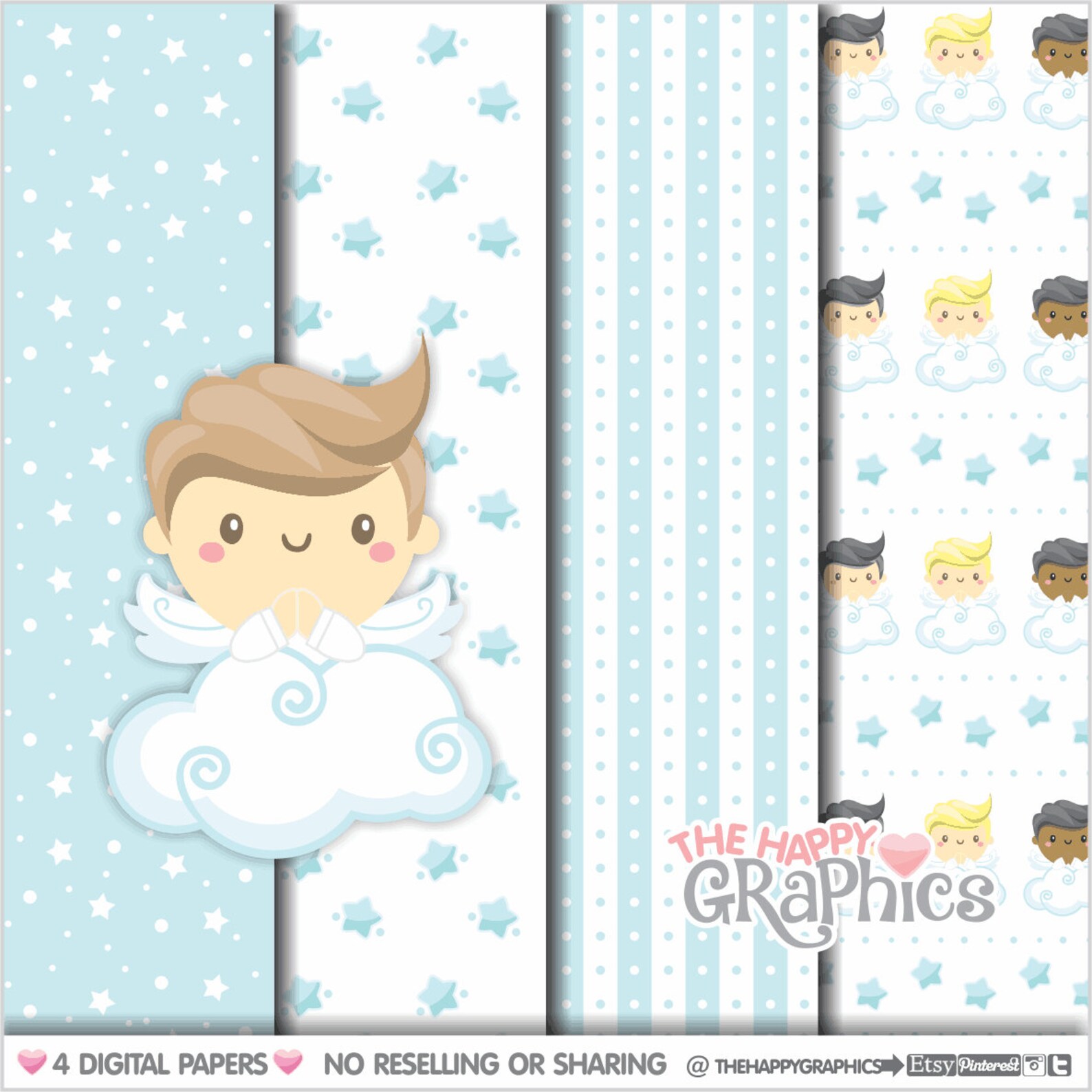Baptism Digital Paper Baptism Pattern COMMERCIAL USE - Etsy