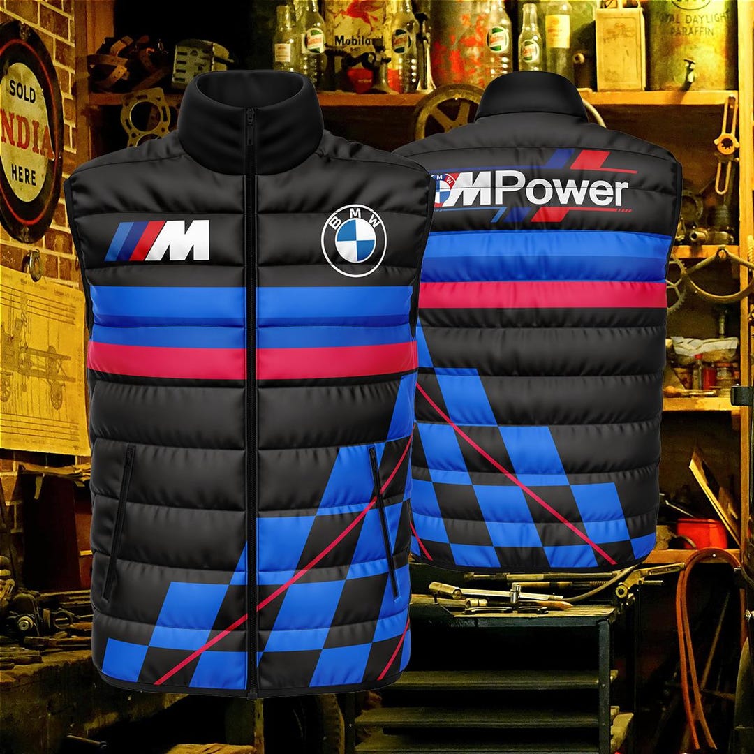 Racing Jacket Sleeveless / Streetwear Gift Ideas for BMW M Fans / Vest ...