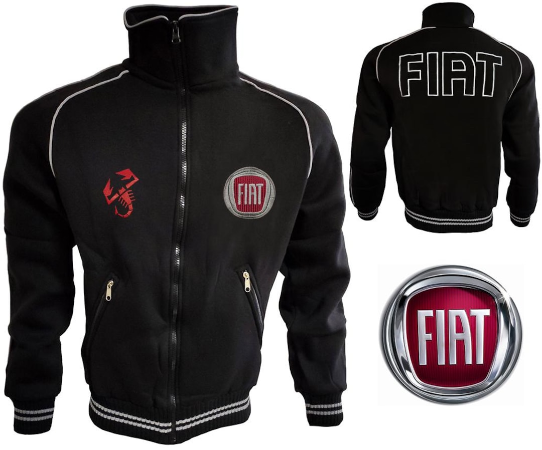 Fiat Abarth Fleece Jacket / Motorsport Race Polar Vest Christmas ...
