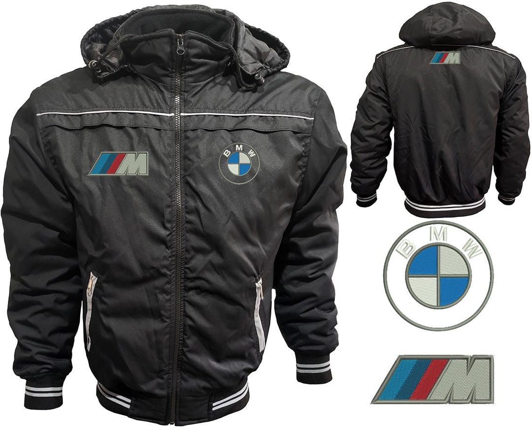 BMW M-power Embroidered Logos on Jacket Blouson Veste Parka Coat ...