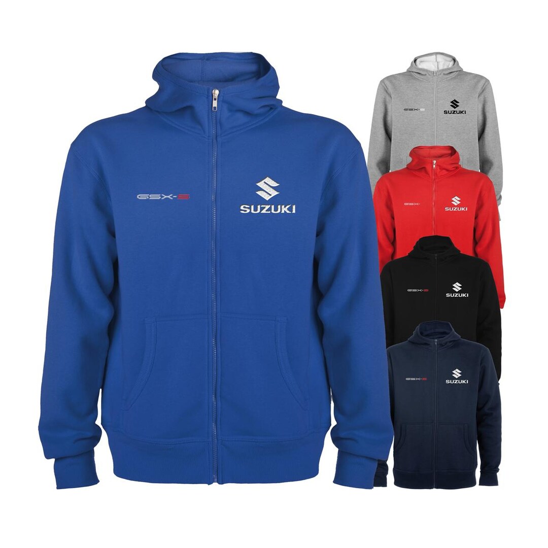 Suzuki GSX-S Fleece Hoodie Jacket / Motorcycle Biker Streetwear X1 - Etsy